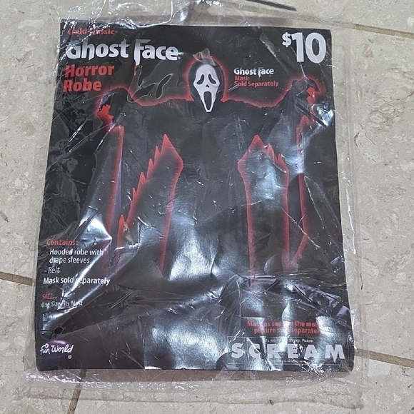 Costumes | Ghost Face Horror Robe Costume | Poshmark